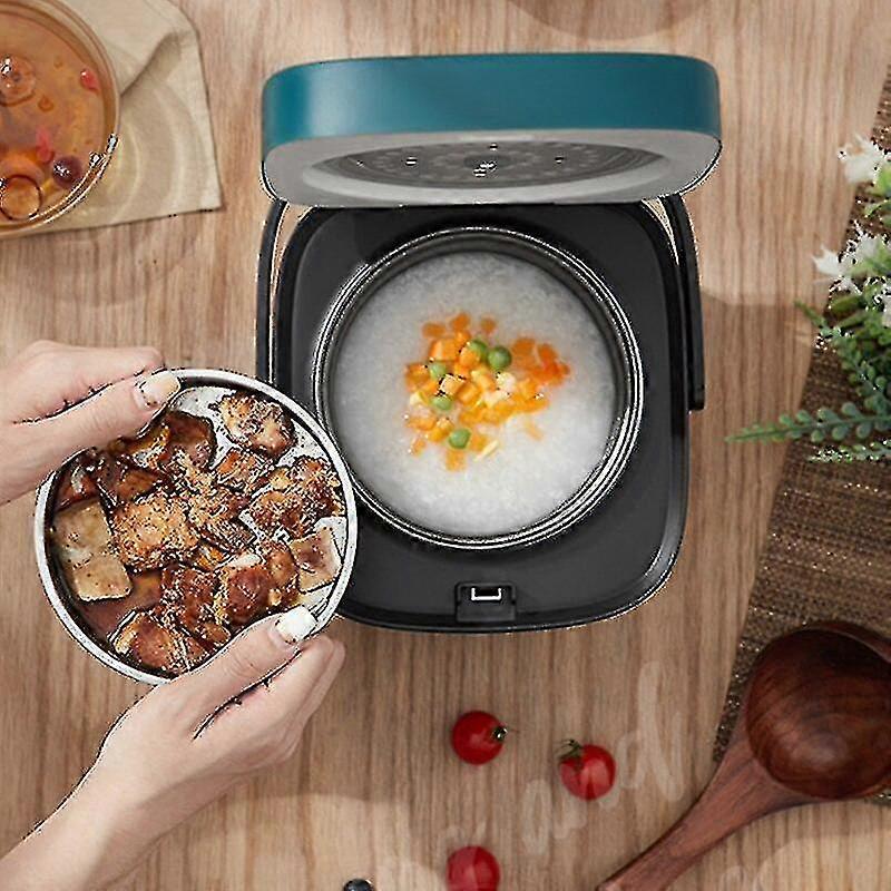 Small Rice Cooker 1-2 Person With Steaming Basket 1.2l Mini Electric ...
