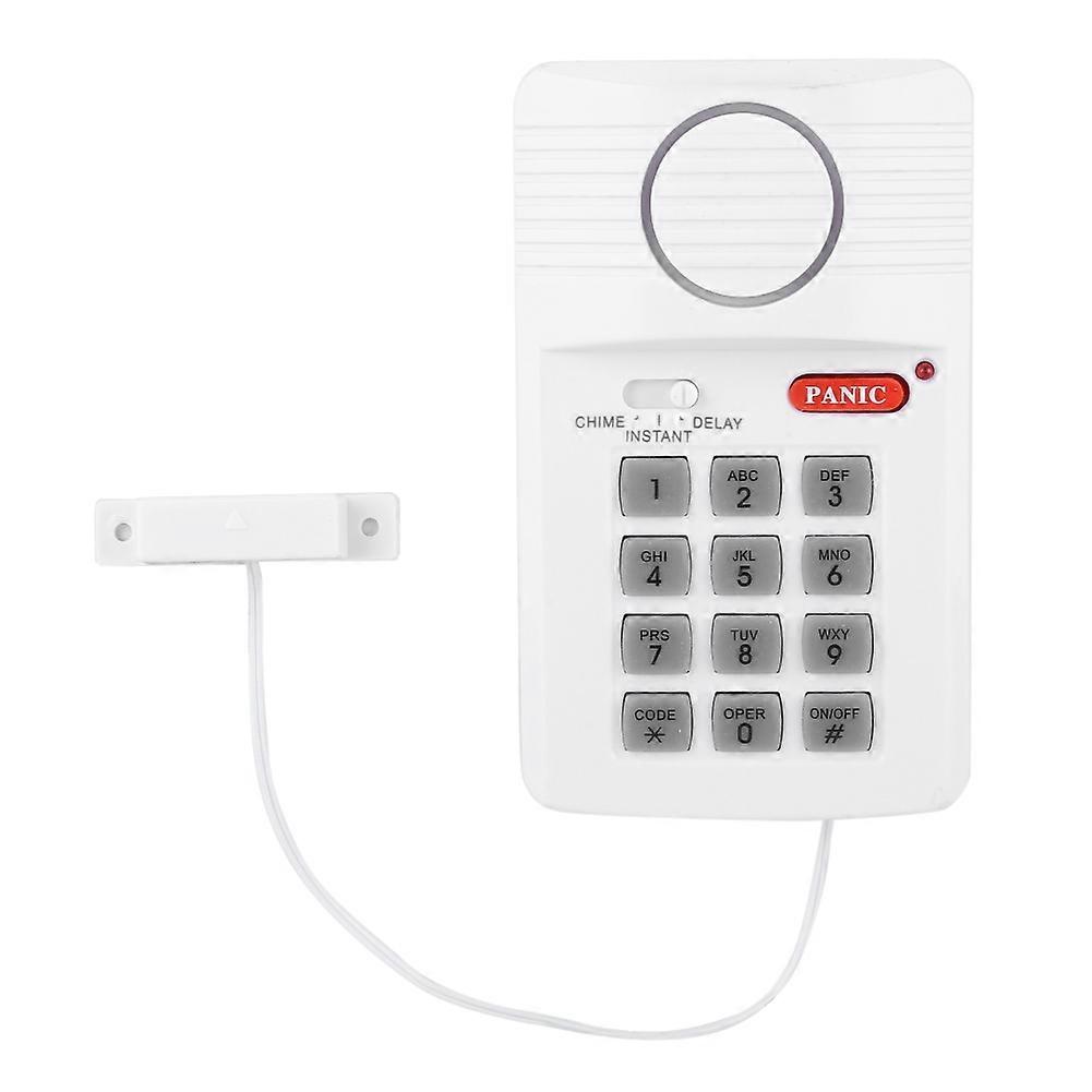 Door Alarm System 3 Settings Security Keypad with Panic Button for Home Office | Fruugo UK