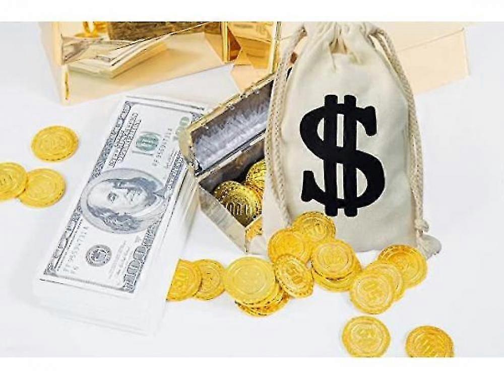 Drawstring Money Bags Dollar Sign Bank Bag Burlap Drawstring Bag Dice ...