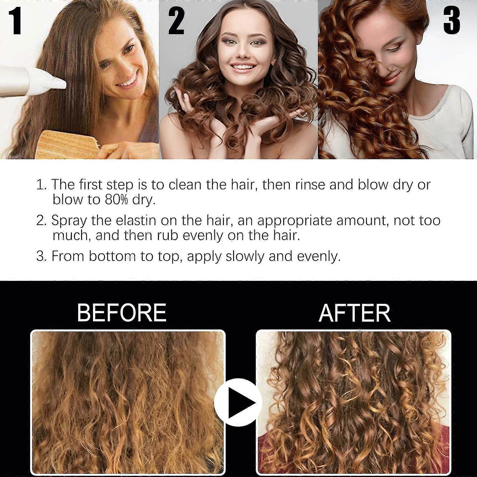 Hair Spray Moisturizing Styling Long-lasting Curly Hair Styling ...