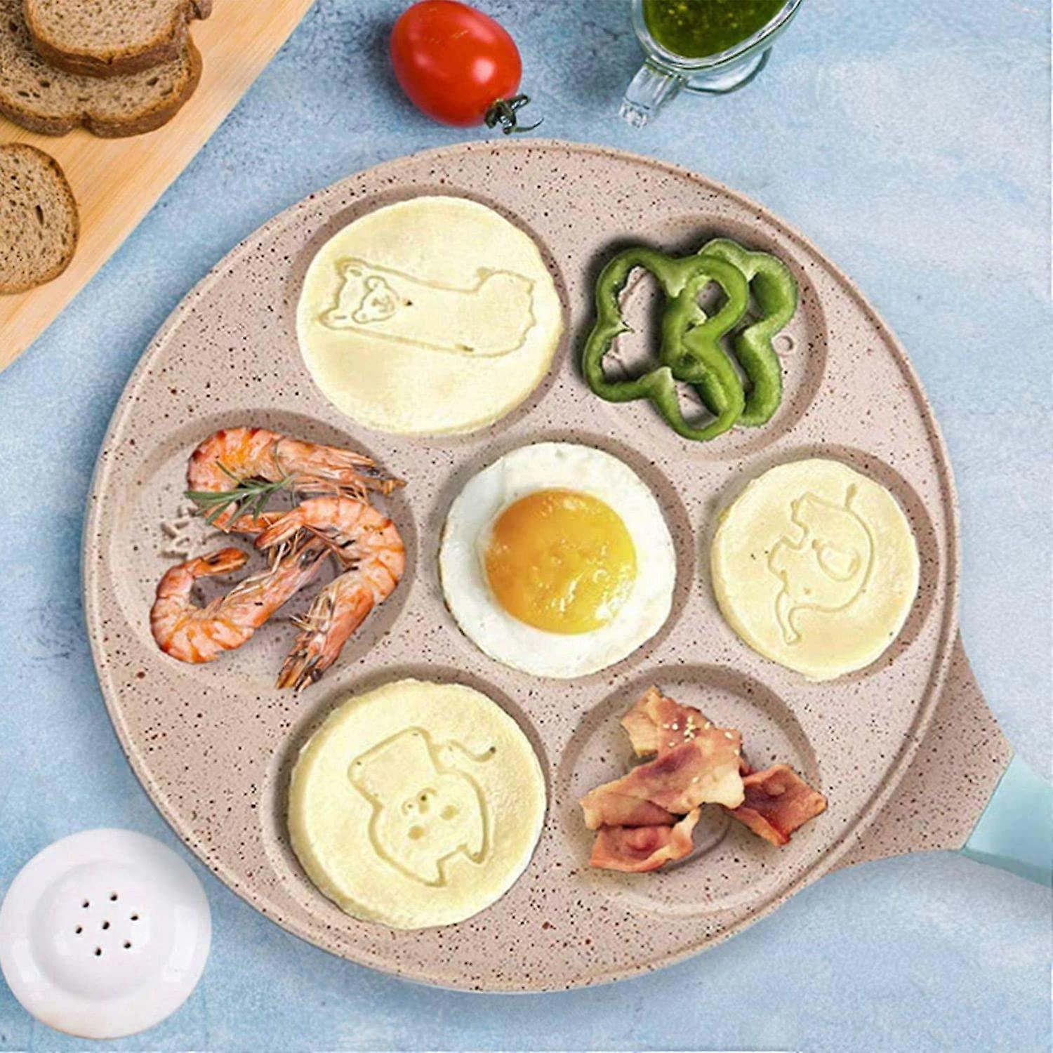 Pancake Maker for Kids, Egg Cooker Pan Egg Skillet for Breakfast, Mini ...