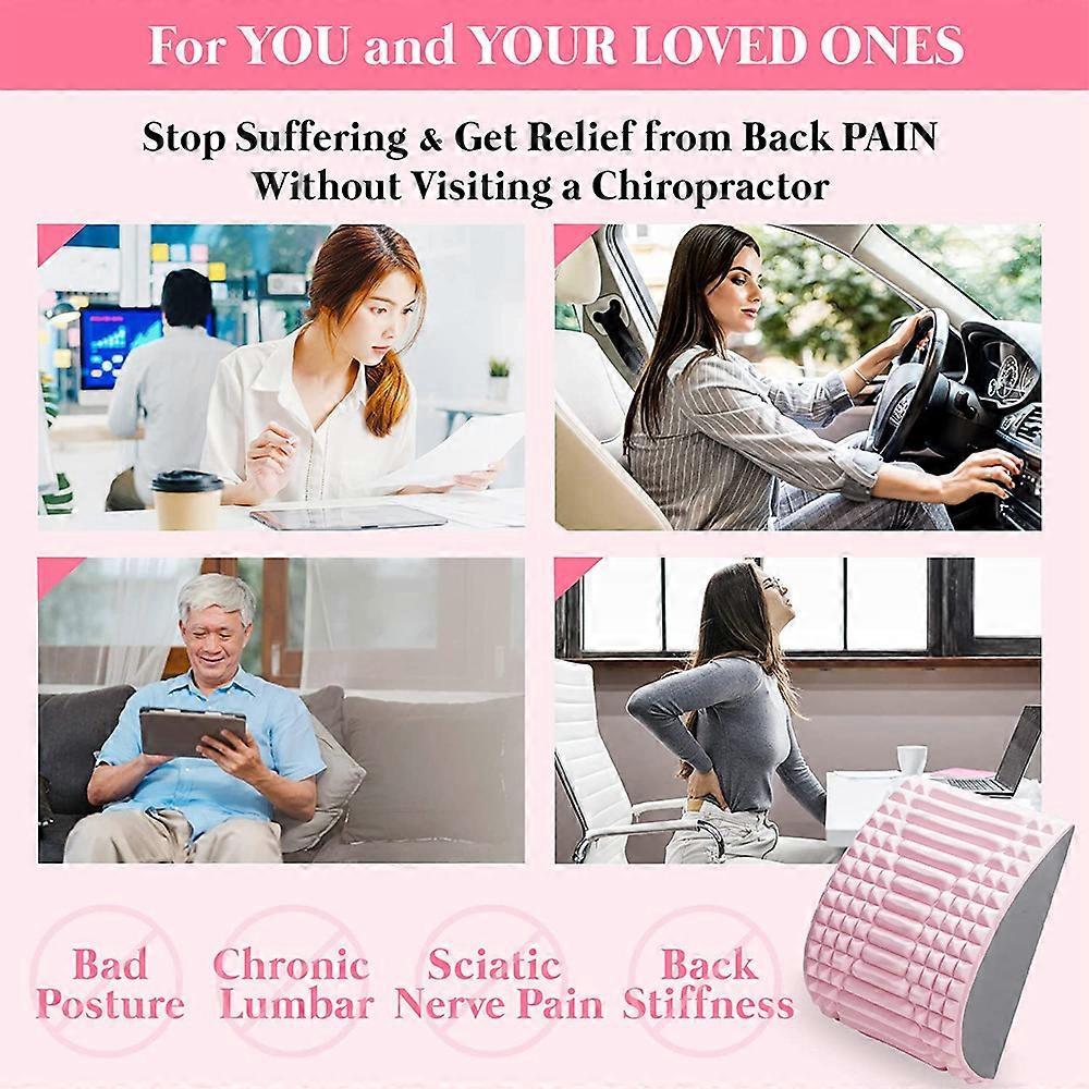 Lower Back Pain Relief Device Back Cracker Posture Corrector Lumbar ...