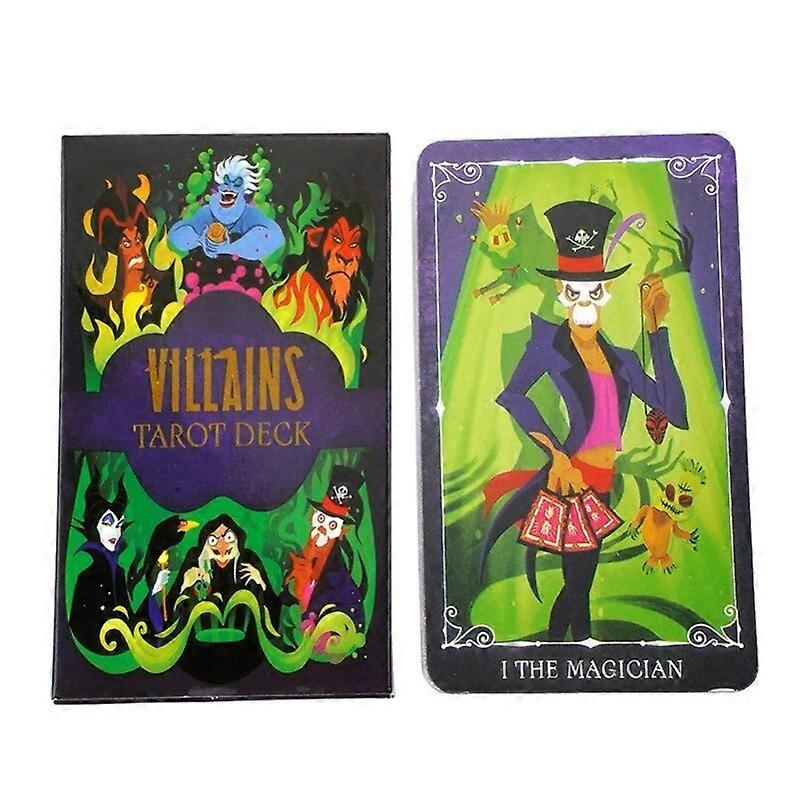English Playing Cards Villains Tarot Deck Tarot Oracle Card Mysterious ...