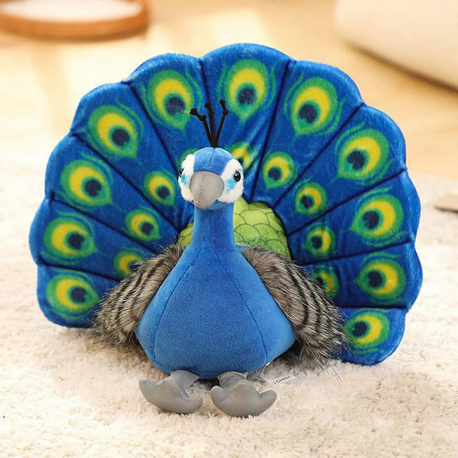 Simulated Peacock Stuffed Animal Plush Toy | Fruugo UK
