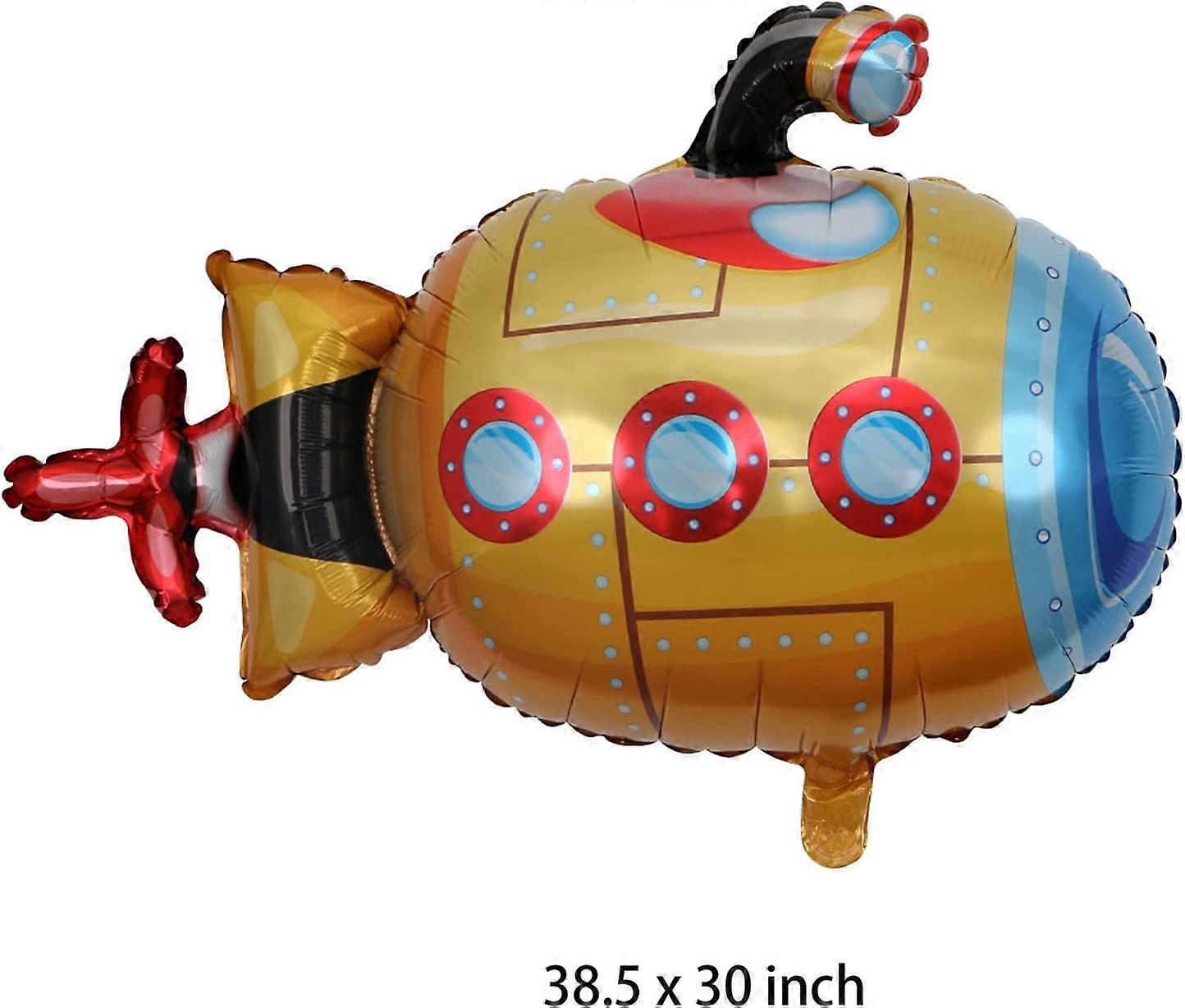 Boat Balloons Jumbo Submarine Steamship Speedboat Shaped Balloons for ...