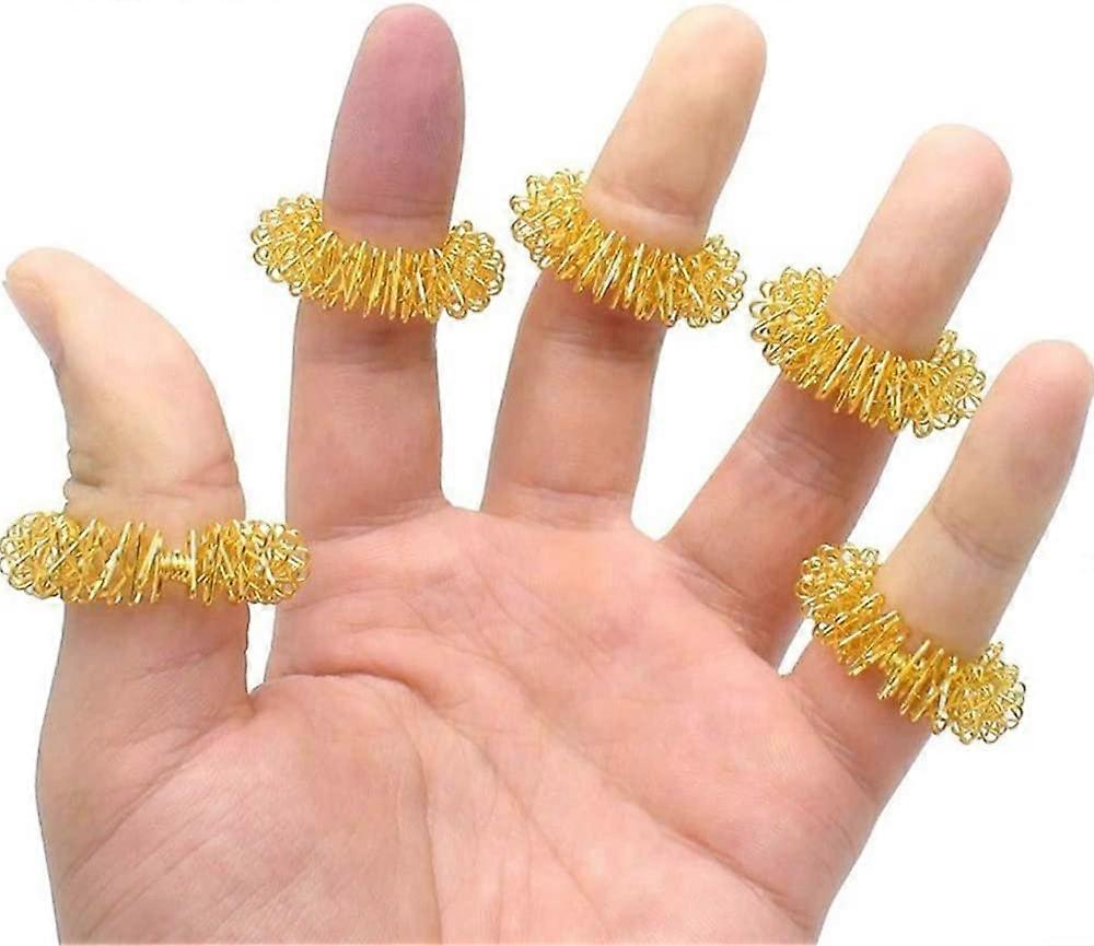 Acupressure Rings, Pack of 30 Finger Massage Rings - Massage for ...