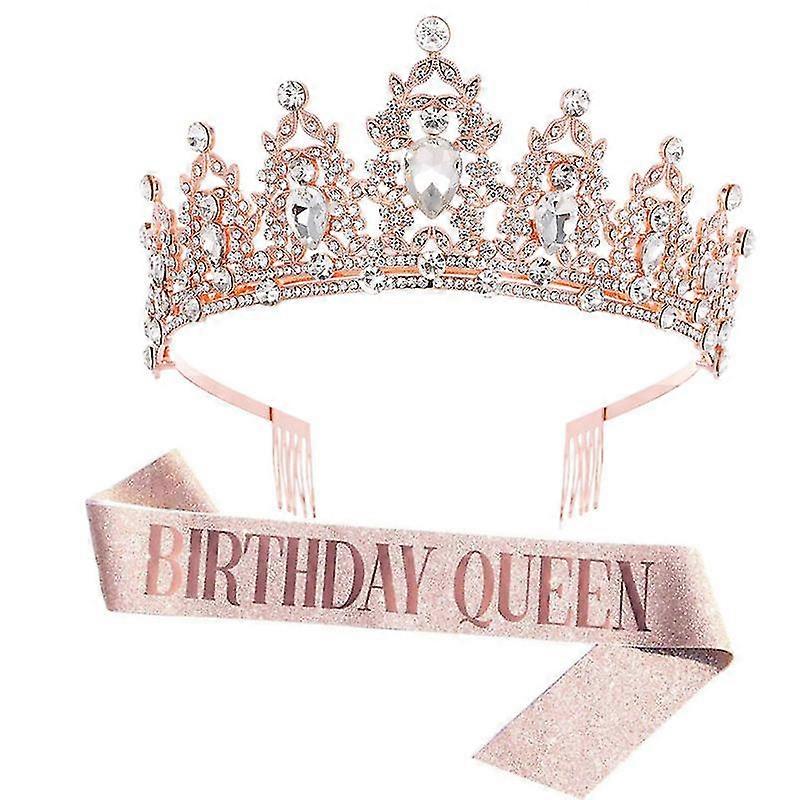 Birthday Tiaras For Women, Princess Crown Tiara, Happy Birthday Crowns ...