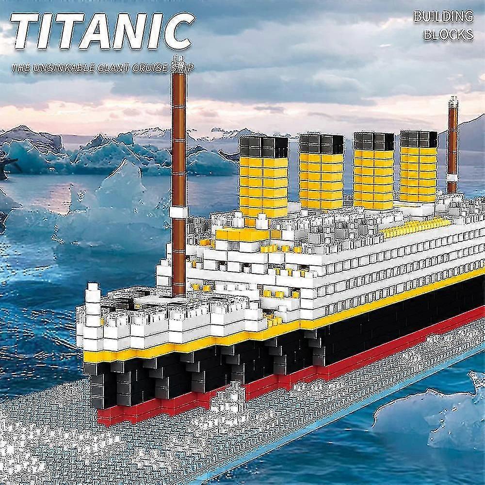 Titanic Model Building Blocks Kit Mini Titanic Classic Ship Toy Gifts ...
