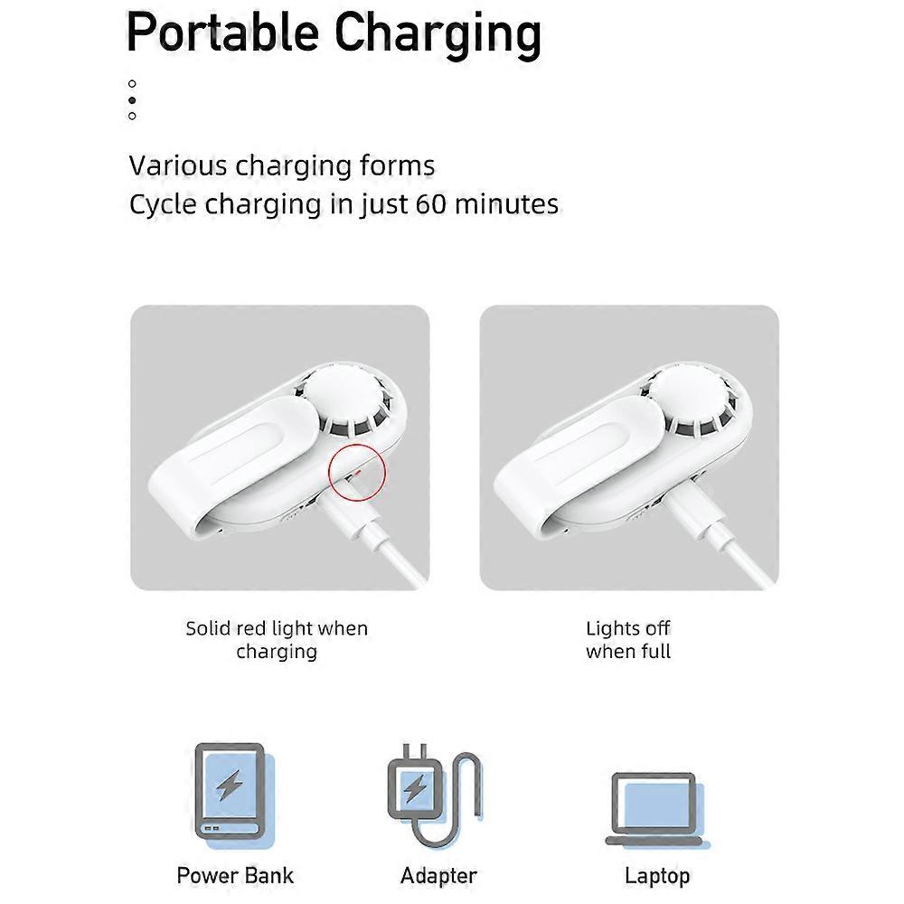 Face Mask Fan Clip on - Electric Cooling Fan for Mask Wearable, Updated ...