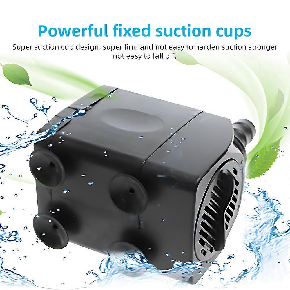 Mini Submersible Water Pump Flow Adjustable Electric Max 1000L/H Flow 4 ...