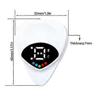 2 in 1 Guitar Picks/Tuner Built in Real Time Monitoring Tuner/Picks ...