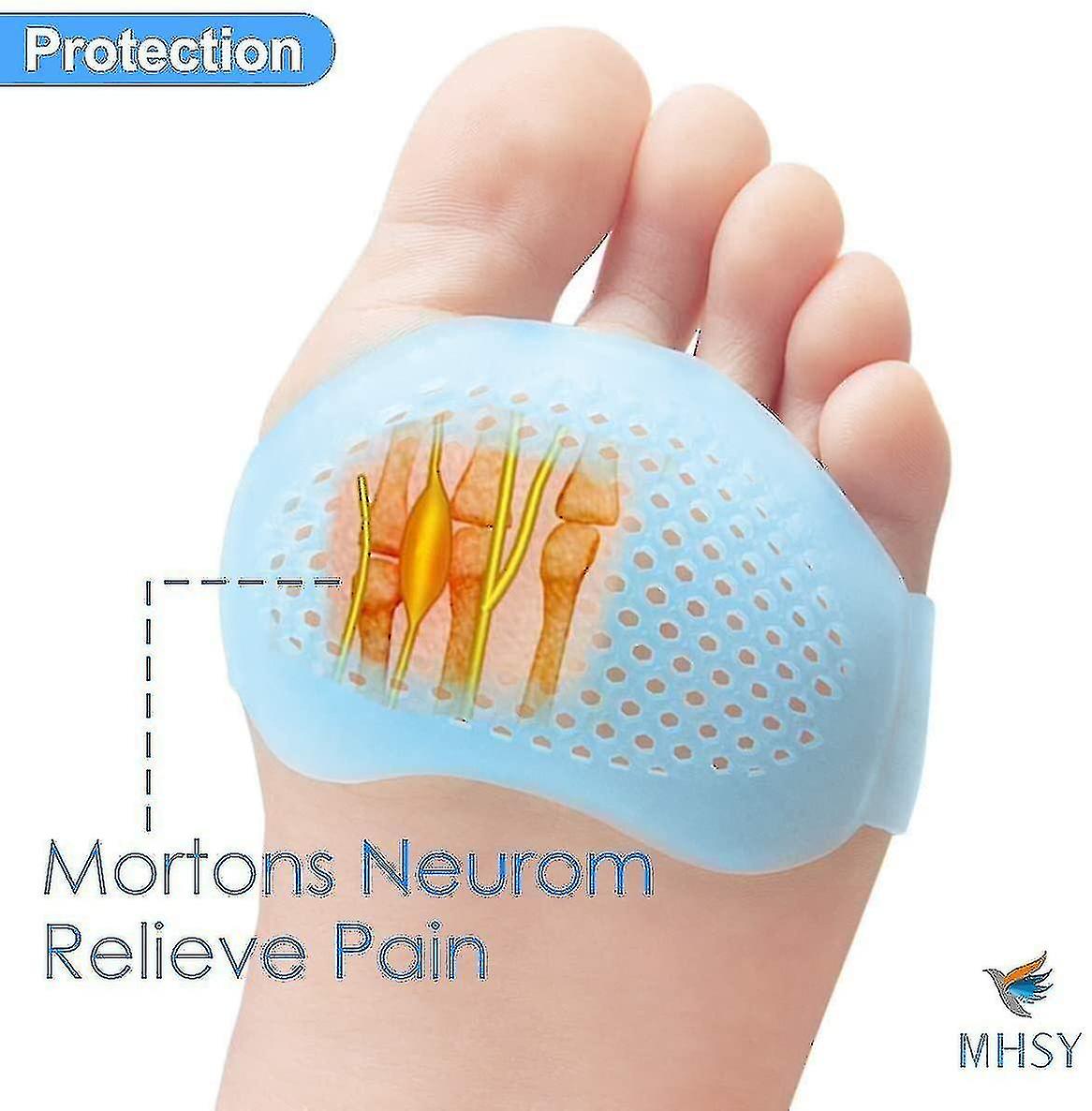Metatarsal Pads For Womend Men, 4pairs Ball Of Foot Cushions For ...