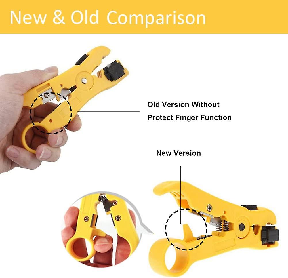 Wire Stripper Cutter Universal For Utp Cat5 Cat6 Flat Or Round Wire ...