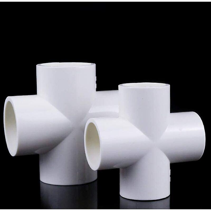 10 Pieces 4 Way PVC Cross for Building Heavy Duty Greenhouse Frame ...