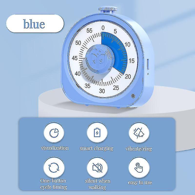 60 Minutes Gym Visual Timer Rechargeable Mini Study Timer For Kids ...