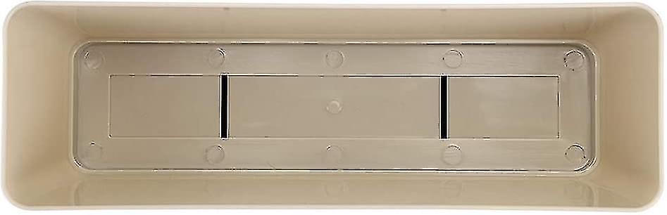 Rectangular Flower Box, 12" Rectangular Plastic Flower Pot, Outdoor ...