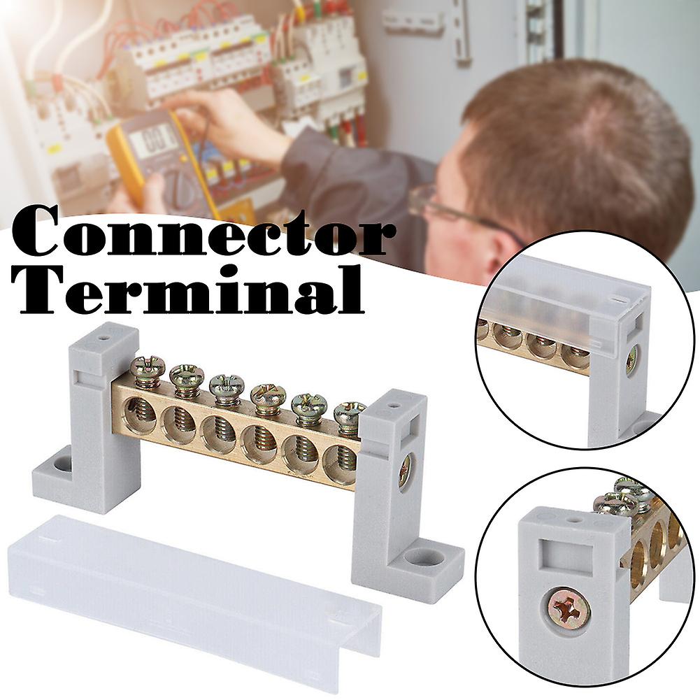 7-shape Terminal Copper Bar High Hardness Power Distribution Earthing ...