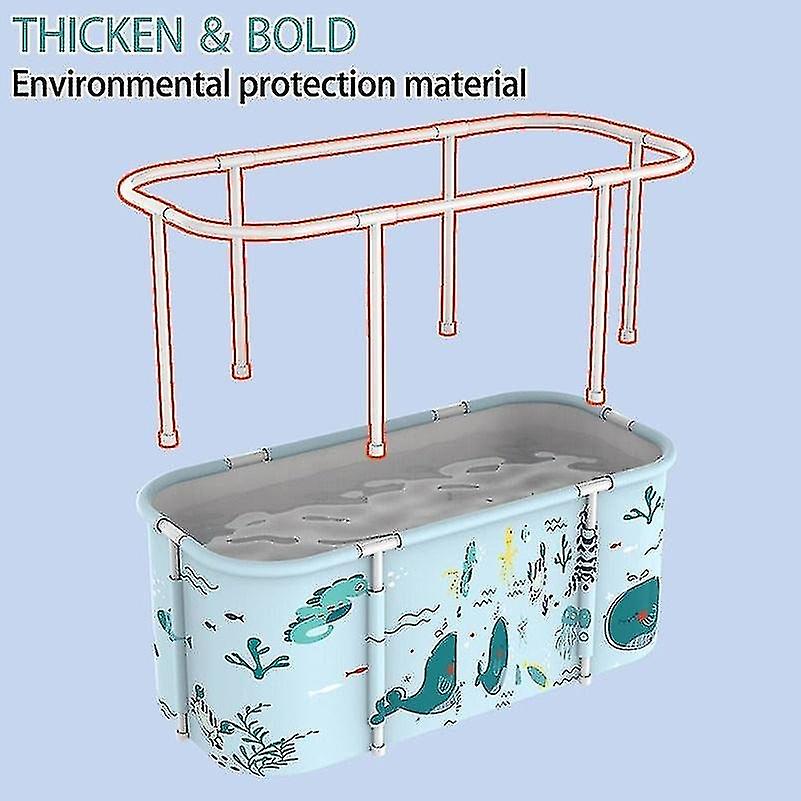 115cm portable folding bathtub large bathtub insulated bathtub adult ...