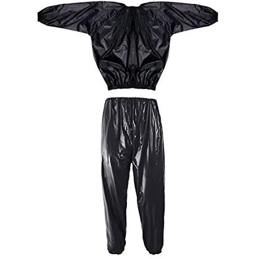 Sauna Suit Exercise Fitness Sweat Jacket Sports Suits Xinda | Fruugo UK