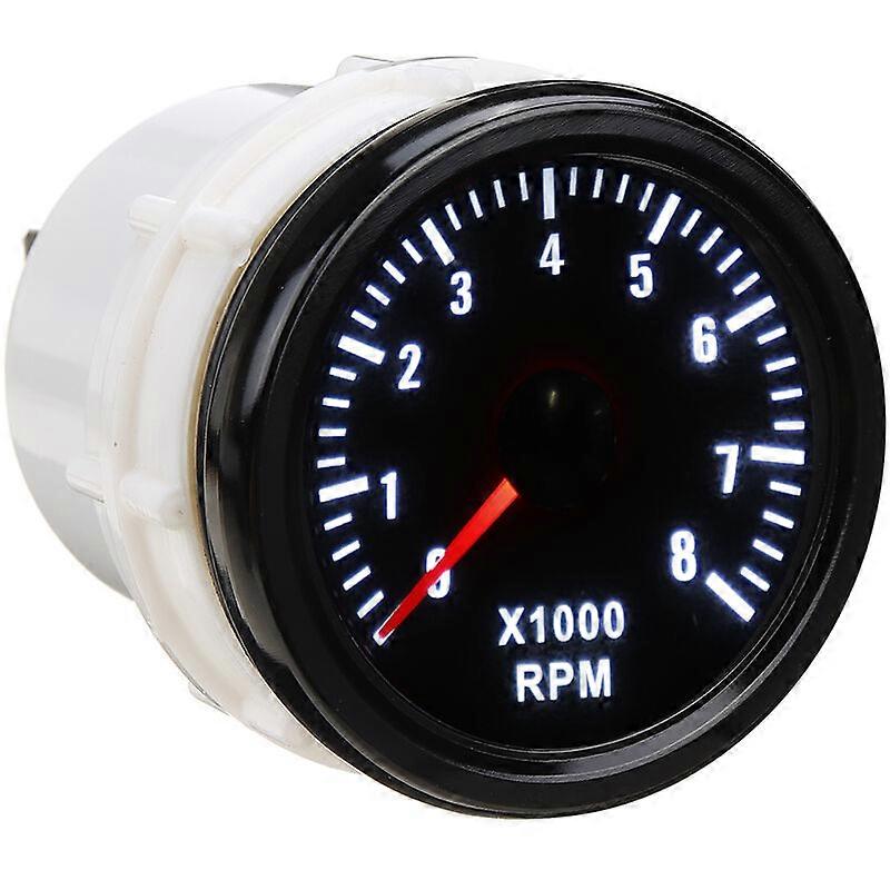 2" 52mm Tachometer Tachometer RPM Gauge 0-8000 RPM for Gasoline Engines ...
