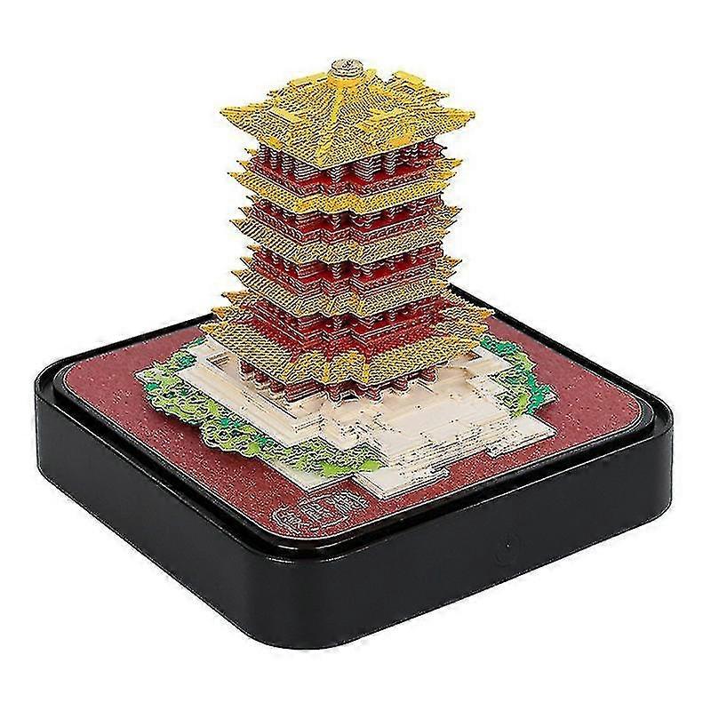 Desk Calendar With Led Lights, 2024 Calendar Memo Pad, Creative Desk ...