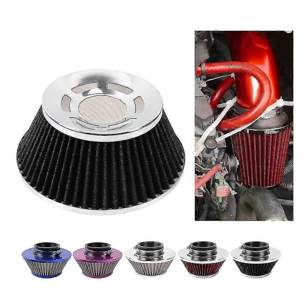 76mm 3-inch Universal Mushroom Air Intake Filter Cleaner High Flow ...