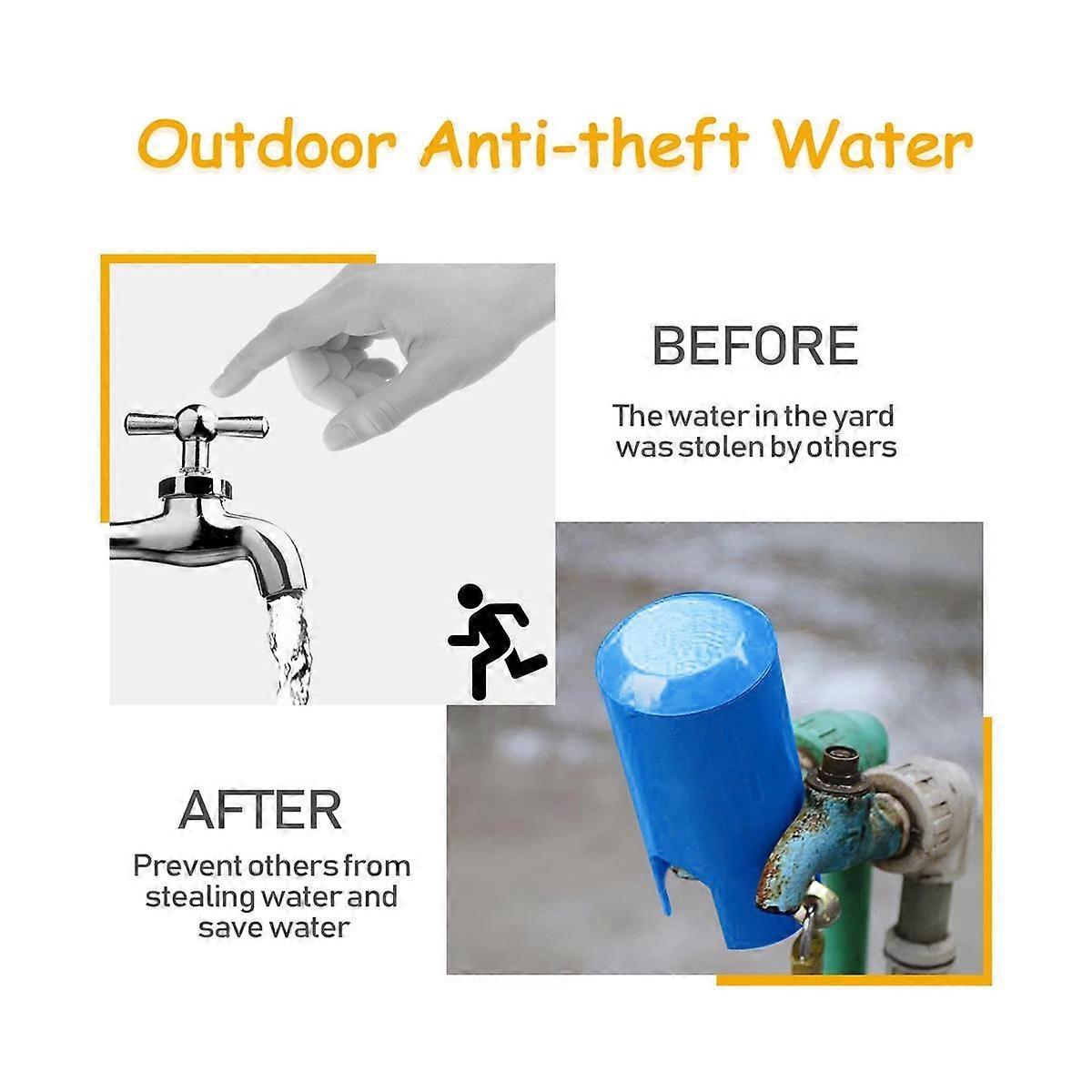Water Faucet Lock Outdoor/Kitchen/Garden Hose Tap Faucet Lock Anti ...