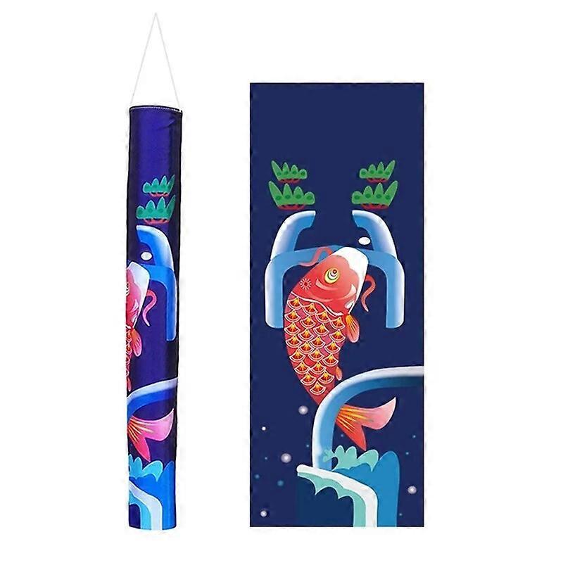 100/140CM Options Japan Children's Day Celebration Carp Fish Silk Flag ...