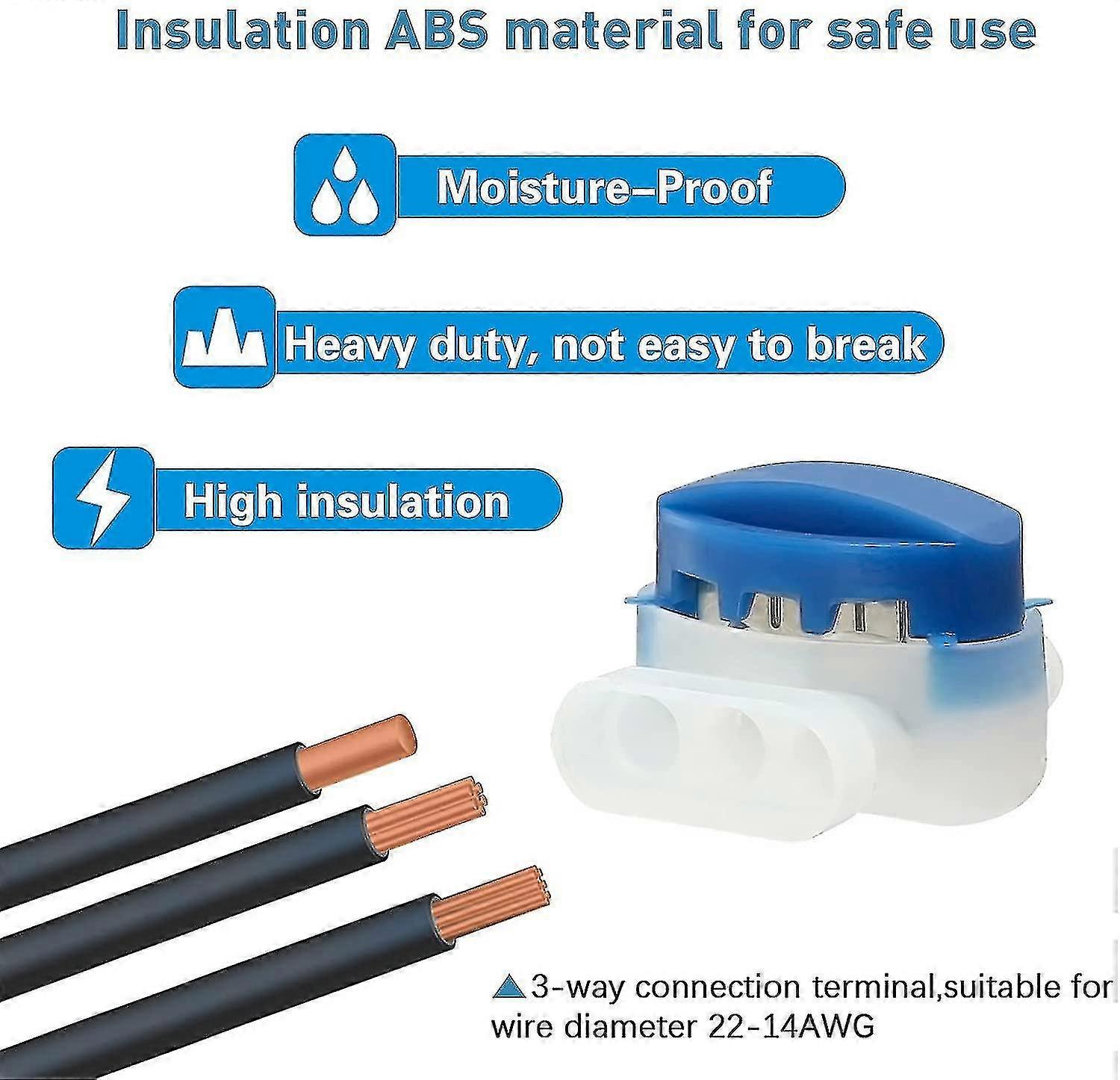 20 Resin Filled Cable Connectors For Automower Robot Lawnmower | Fruugo UK