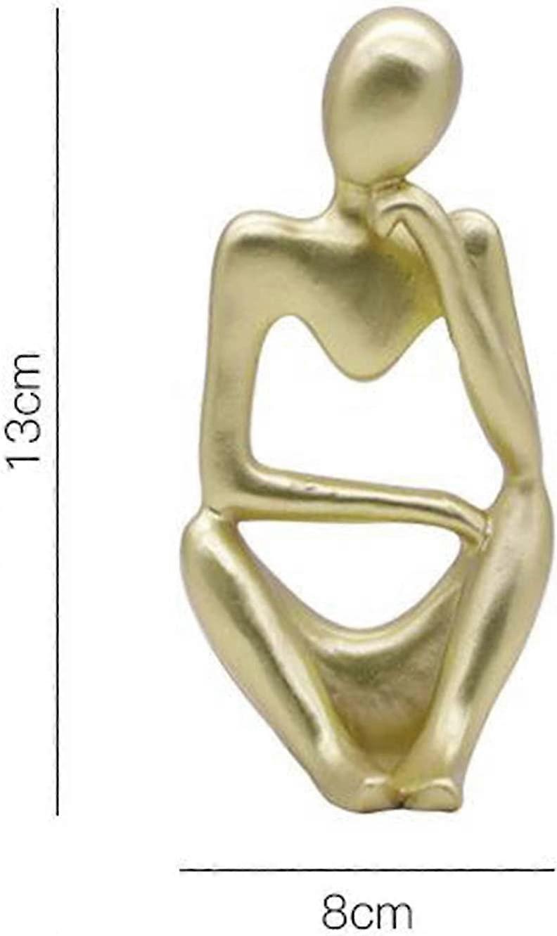 The Thinker Statue, Resin Thinker Abstract Sculpture Statue Modern ...