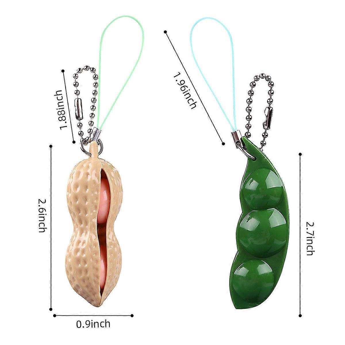 8 Pcs Funny Facial Expressions Squeeze Bean Fidget Toy,Gift for ...