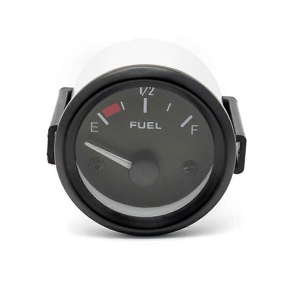 2'' 52mm Fuel Level Gauge, 12V Pointer Car Fuel Tank Meter with LED ...