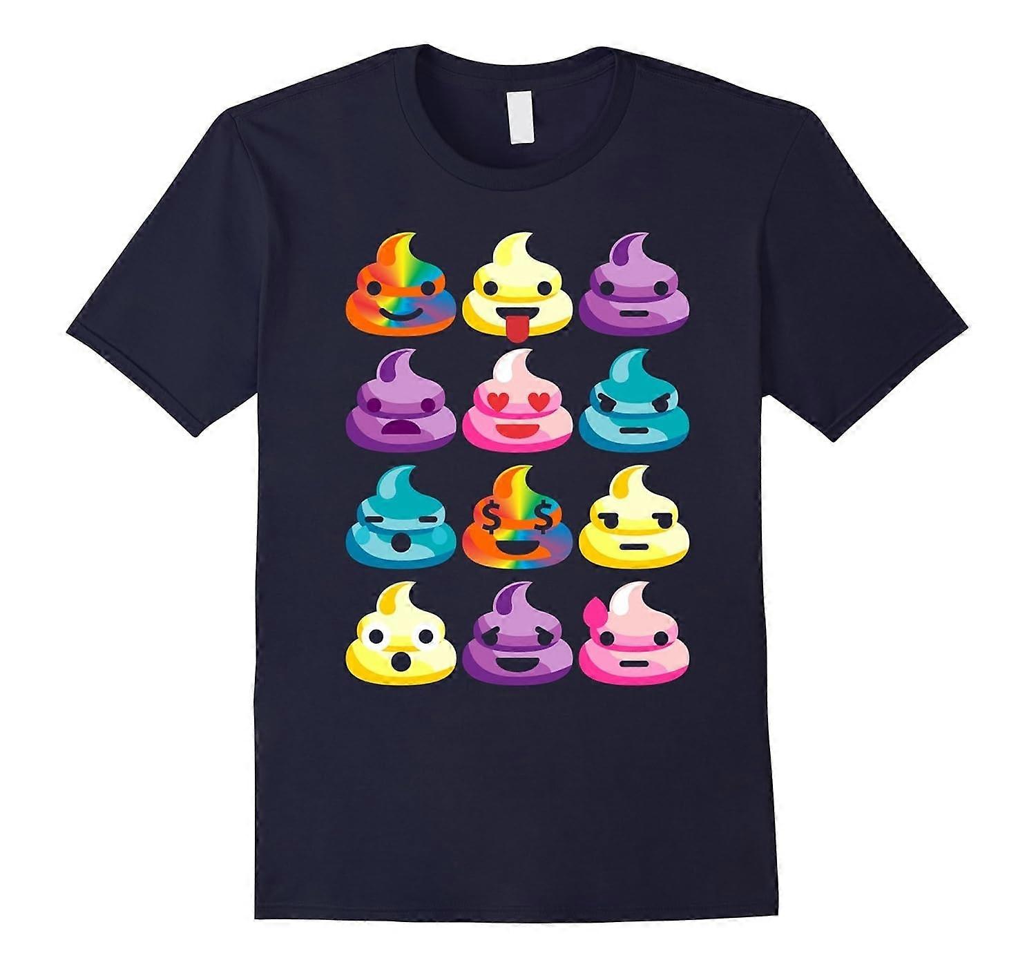 I Love Poop Rainbow Shirt Funny Poop Emoji Shirts Gifts-Father's Day ...