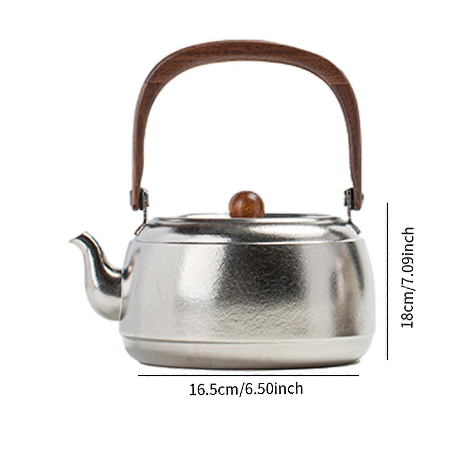 Pure Titanium Teapot Fits Ceramic Cooktop Tea Kettle for Home Office ...