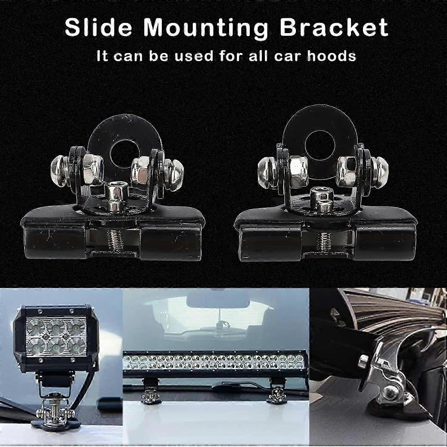 LED Light Bar Mounting HolderEngine Hood LED Light Bar Mounting Bracket ...