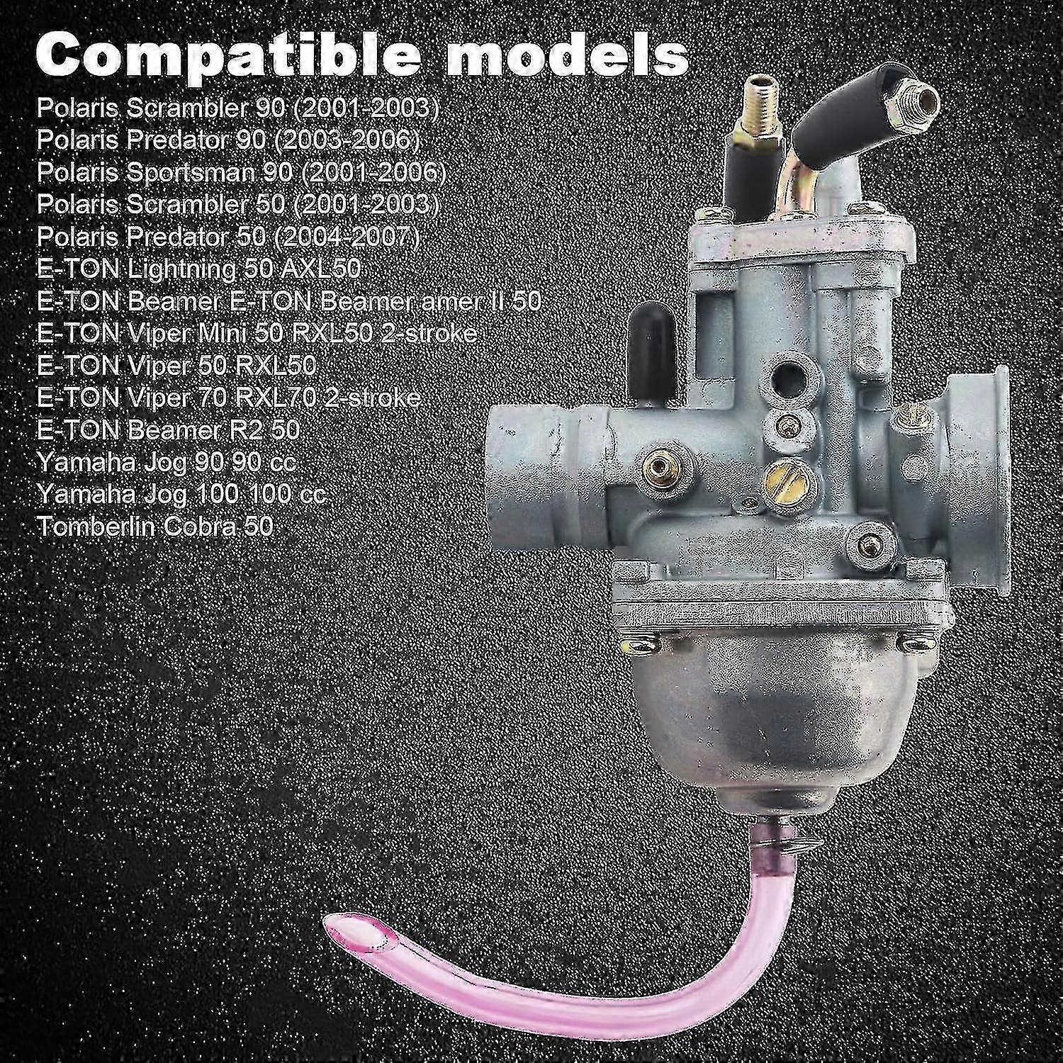 Predator Carburetor For Polaris Predator 50 04-07, Predator 90 01-03 ...