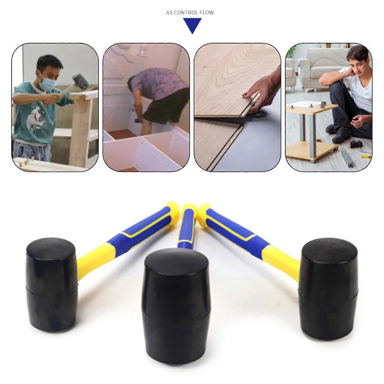 Lightweight Rubber Hammer Soft Hammer Mallet Gentle Tool Ergonomics ...