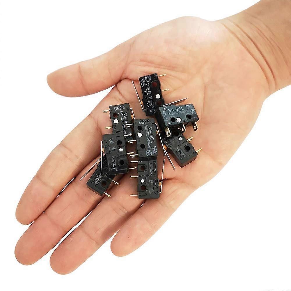 Micro Switch, SS-5GL 5A 250V Limit Switch, 3 Pin Straight Hinge Lever ...
