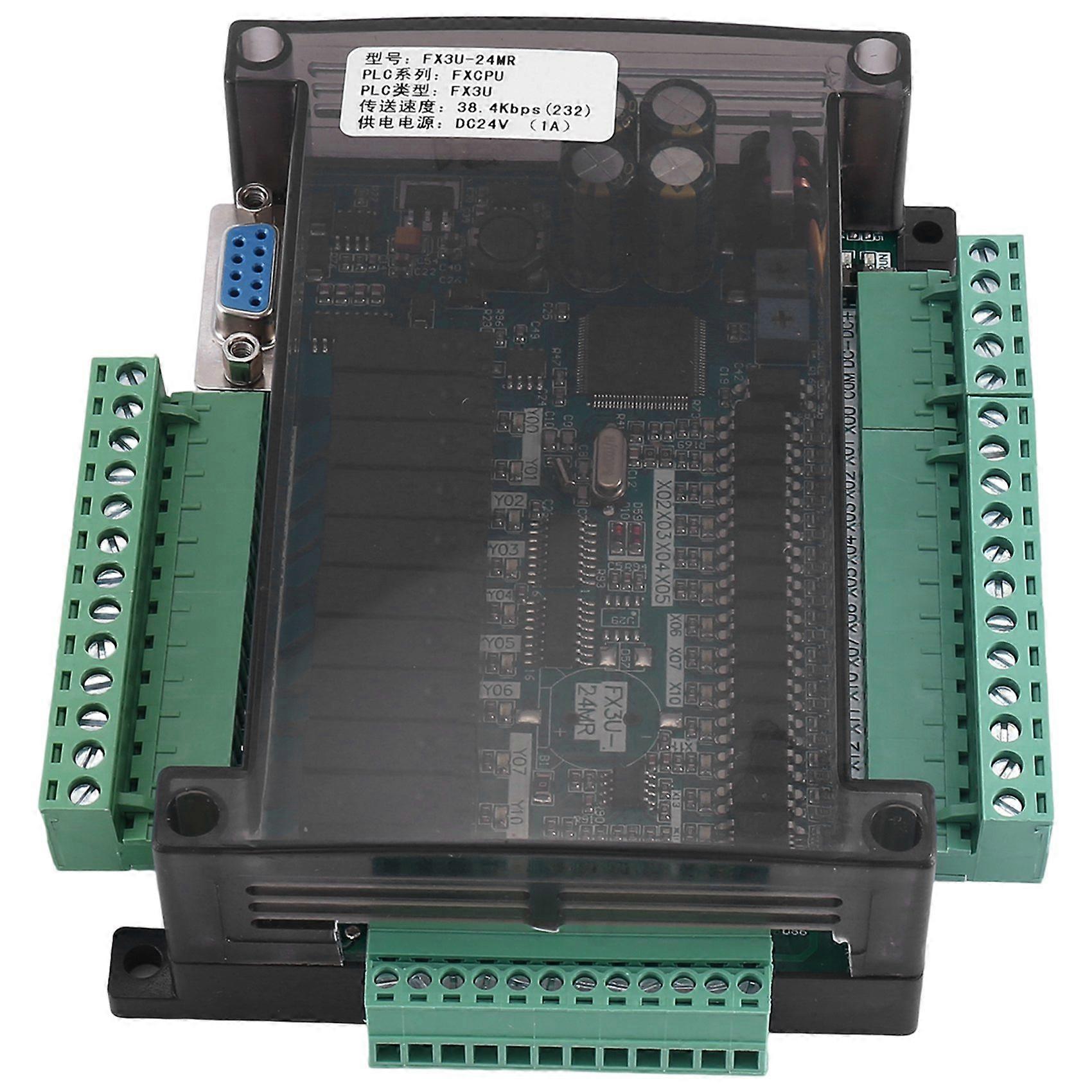 PLC Industrial Control Board FX3U-24MR with Shell Programmable Logic ...