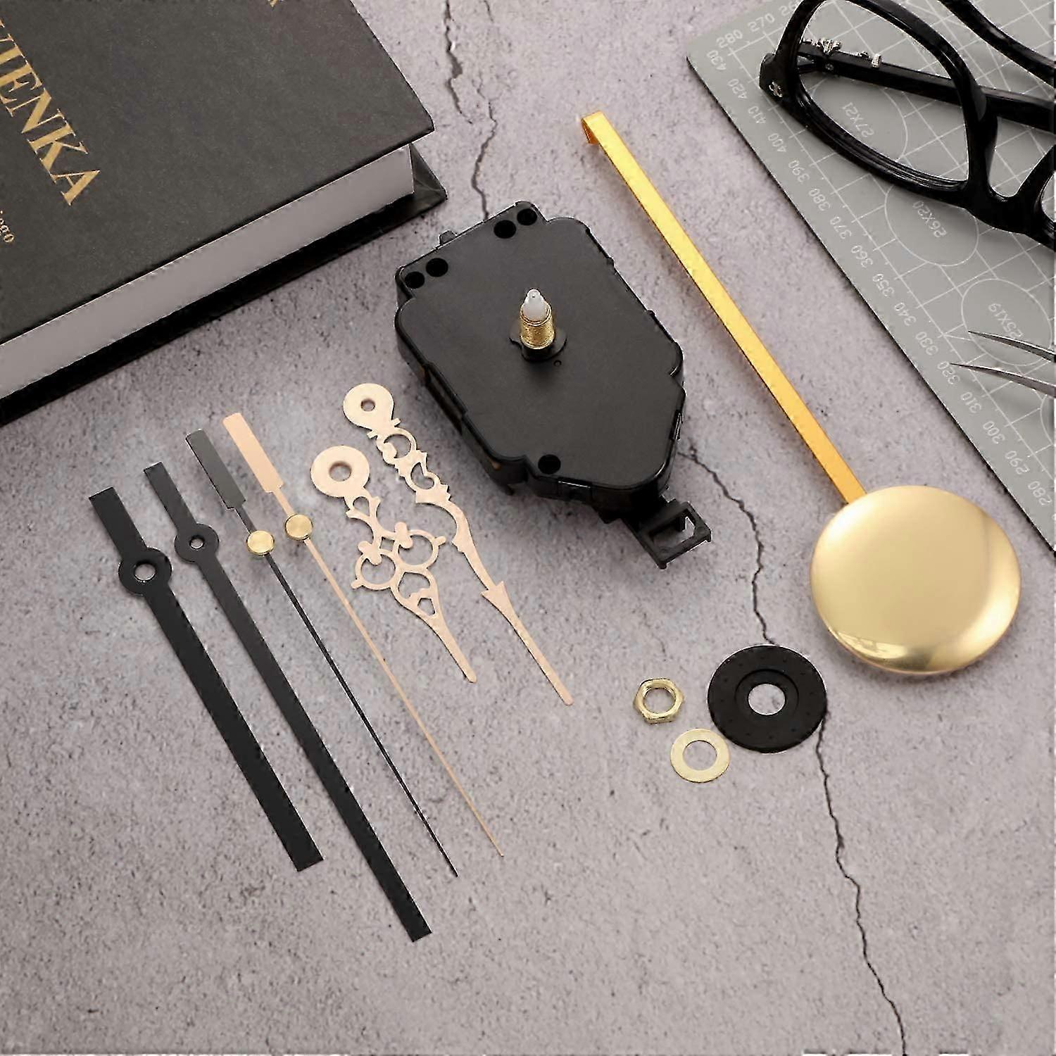 geschikt voor Quartz Pendulum Clock Movement DIY Movement Kit met 2 ...