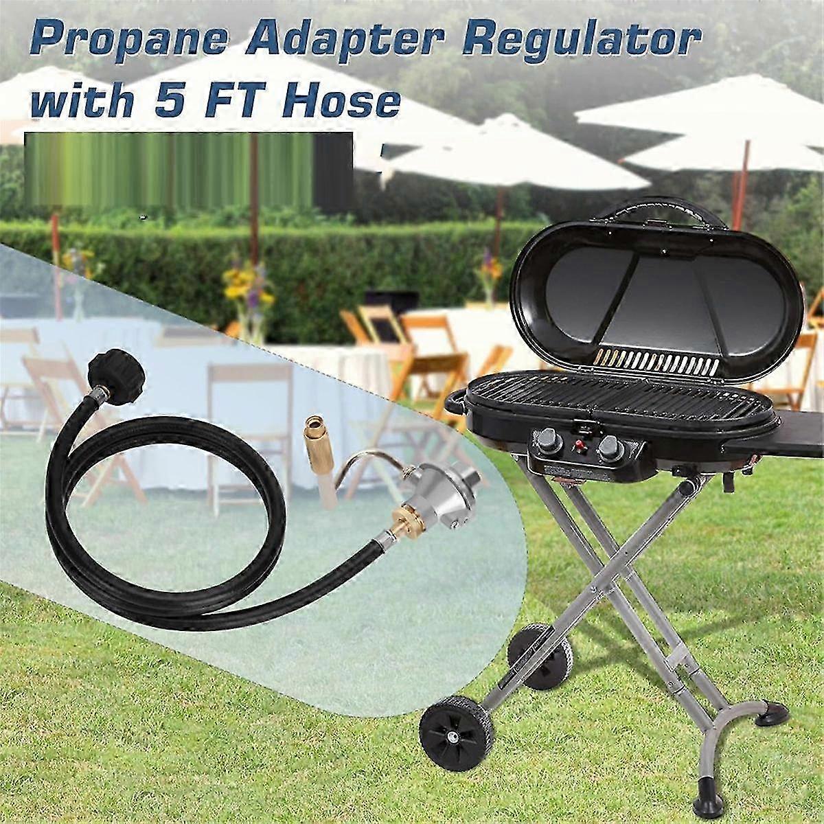 Grill Regulator and Propane Adapter Hose Set for Road Trip Barbecue ...