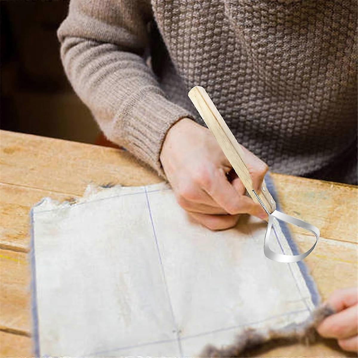 Hide Scraper Fleshing Tool for Hides Scraper Flesher Tanning for ...