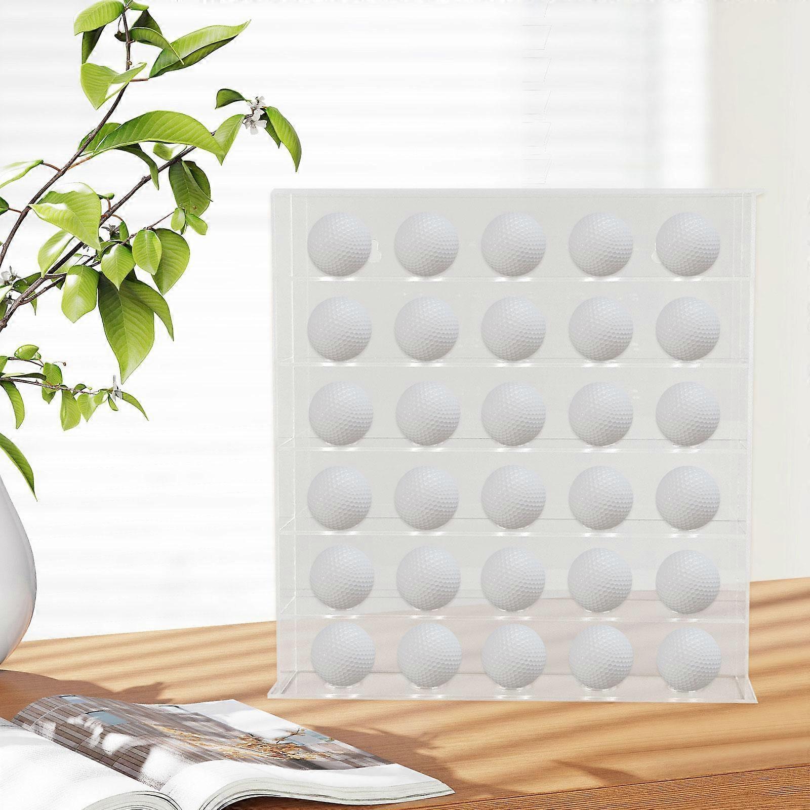 Golf Ball Display Case Cabinet, Acrylic Gifts 6 Tier Clear Collection ...