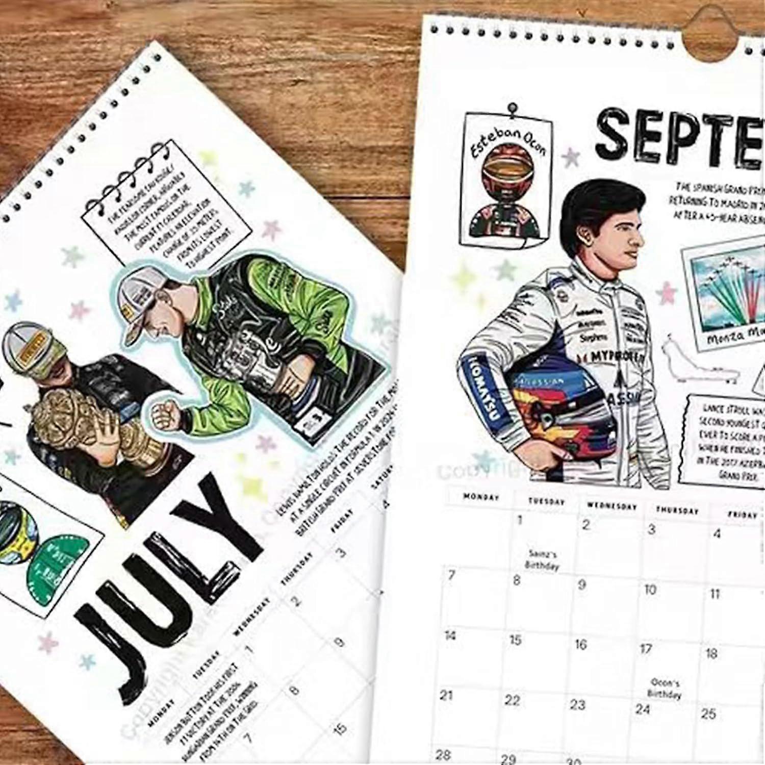 Scrapbook Race Calendar 2026 The Ultimate Fans Race-Ready Wall Calendar ...