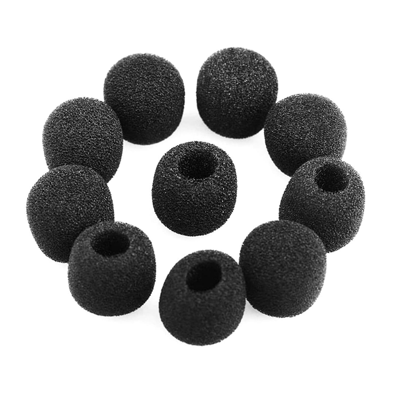 10pcs Headset Replacement Cover Gooseneck Sponge Foam Microphone ...