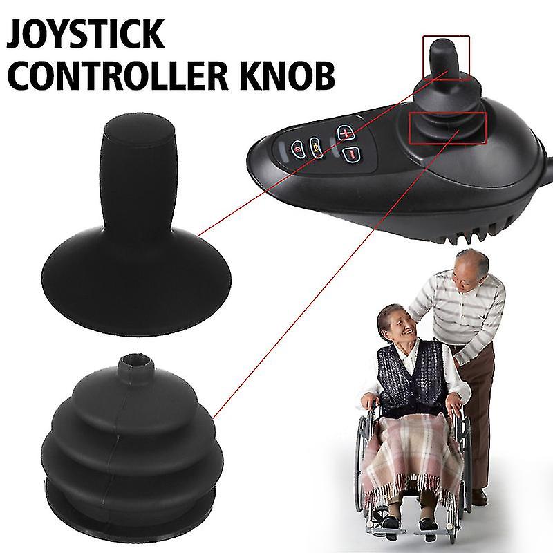 2x Joystick Controller Knob + Gaiter For Electric Wheelchair Powerchair ...