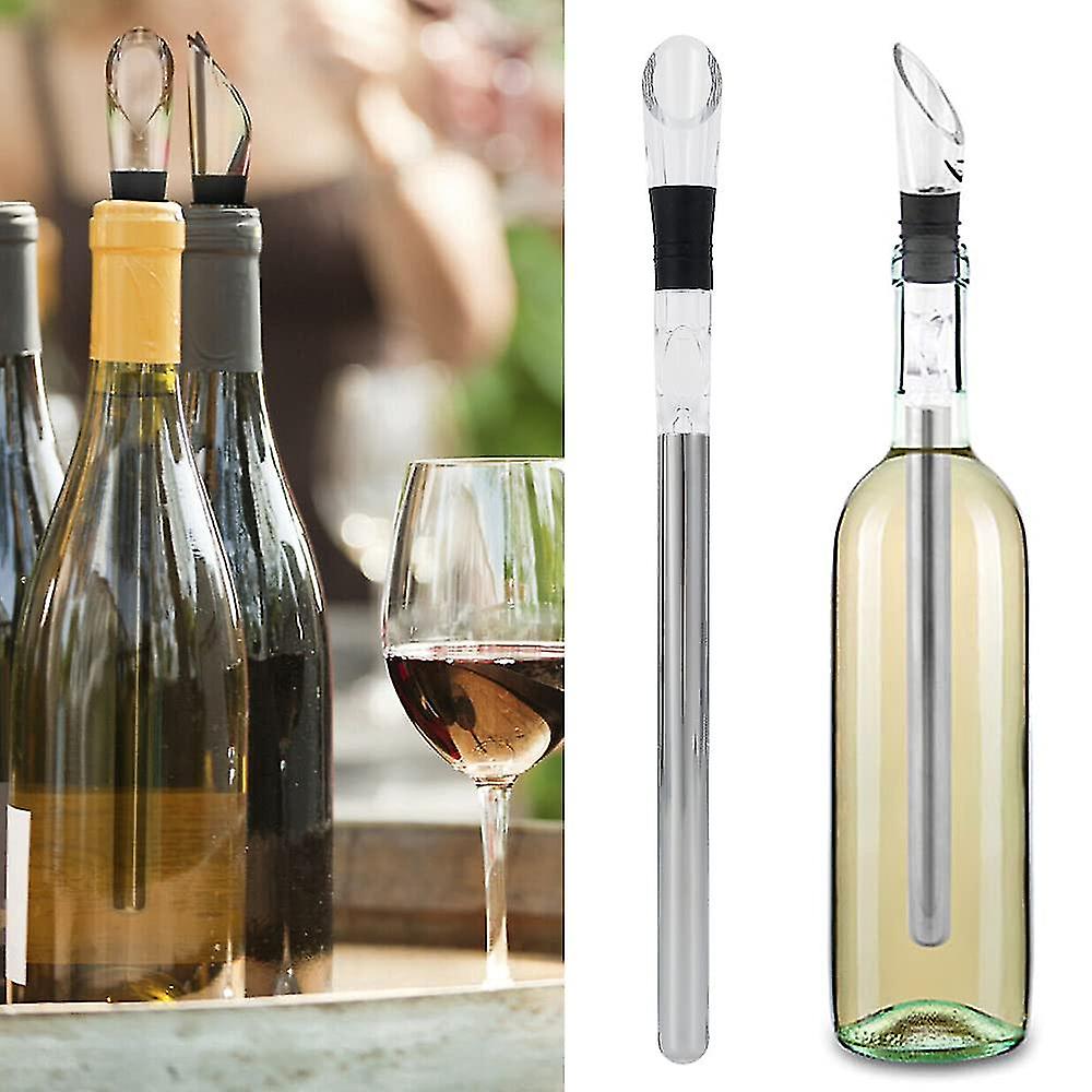 Wine Chiller, 3-in-1 Stainless Steel Wine Bottle Cooler Stick Wine ...