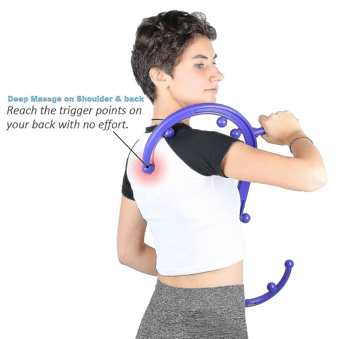 Trigger Point Massager - Therapy Cozy Massage Tool For Self Lower Back ...