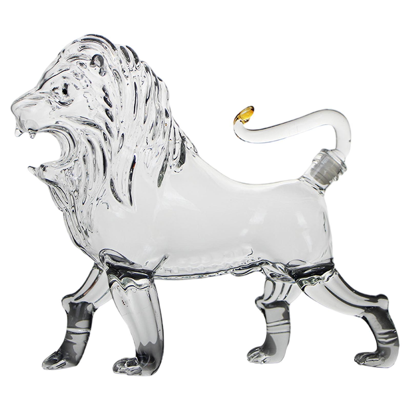 Animal Lion Shape Decanter Creative Whisky Wine Lion Bottle Home Bar ...
