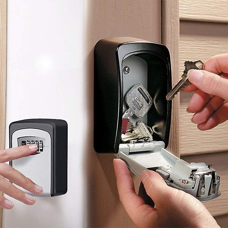 Key Safes, Boxes & Hideaways Key Safes 4 Digit Storage Box Home Car ...